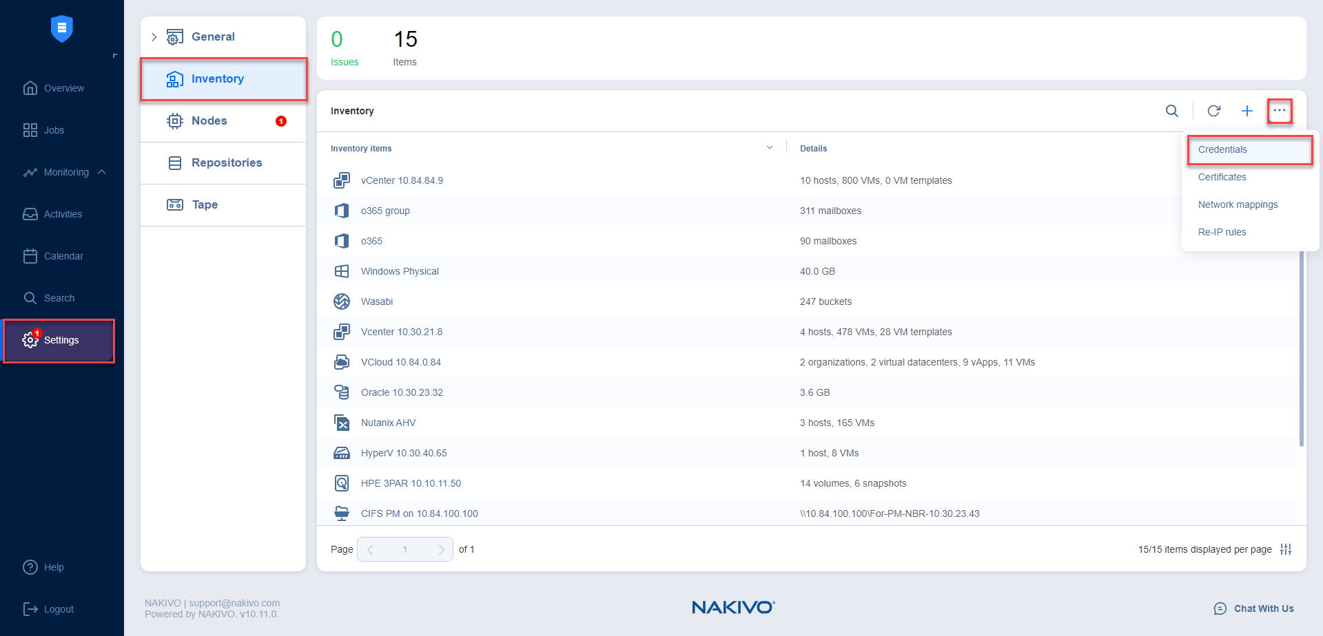 Managing Credentials